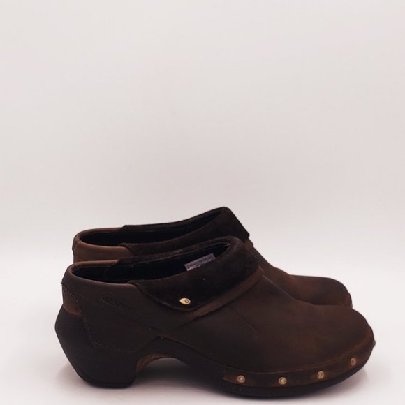 Merrell | Shoes | Merrell Luxe Wrap Leather Clogs A72 | Poshmark